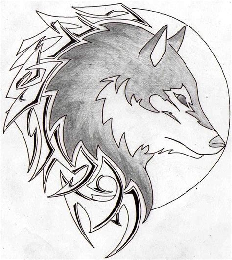 Wolf Howling At The Moon Drawing In Pencil At Getdrawings Free Download