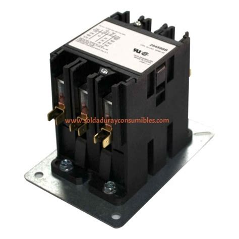 Miller 254598 Contactor 60 Amp 24 Vac 3 Pole Definite Purpose