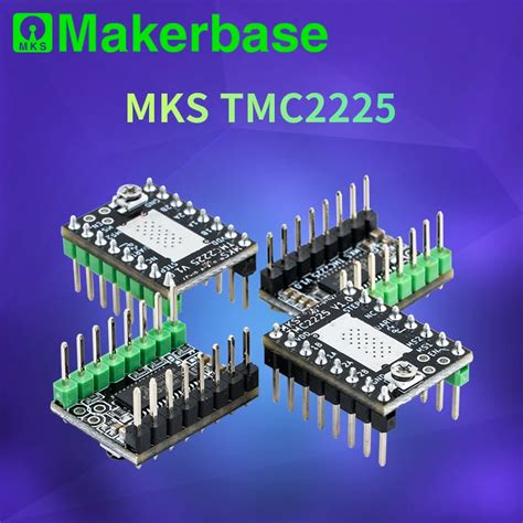 Mks Tmc2225 Stepper Driver 3d Printer Driver Controller Tmc 2225 Chip Stepping Motor Engine