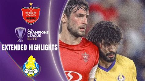 خلاصه بازی پرسپولیس 1 1 الغرافه فوتبال برتر