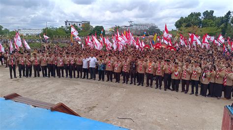 Peringatan Hut Ke 63 Kwarcab Pramuka Kabupaten Sekadau Gelar Upacara
