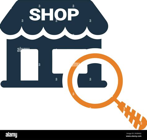 Search Store Shop Icon Vector Eps File Perfect Use For Print Media