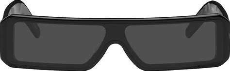 Rick Owens Black Narrow Geth Sunglasses Inc Style