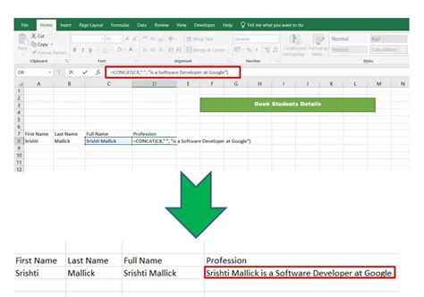How To Use Excel Concatenate Function Excelinexcel