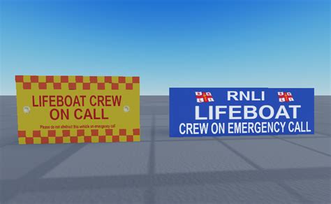 Rnli Windshield Signs Clearly Development