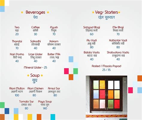 Menu At Pune 33 Pune