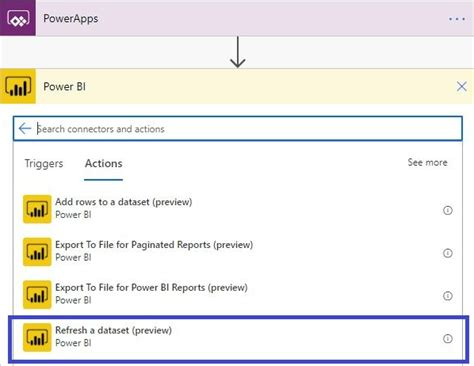 refreshing pbi dataset using power automate microsoft power bi community
