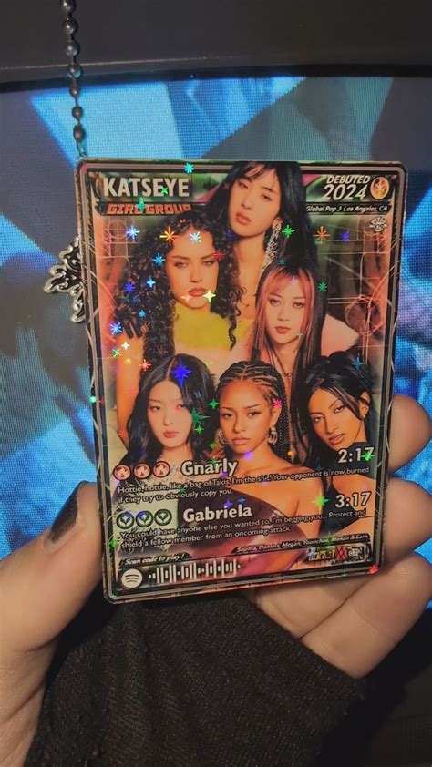 Katseye Holographic Trading Card Frnkixx829