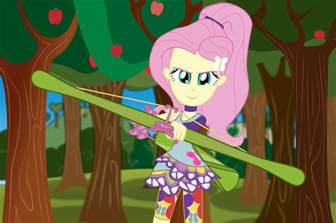 954768 Safe Artist Amante56 Fluttershy Equestria Girls G4 My