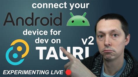 Real Android Device With Android Studio Testing Tauri V2 App YouTube