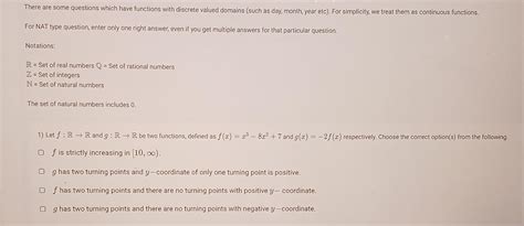 Solved There Are Some Questions Which Have Functions With Chegg