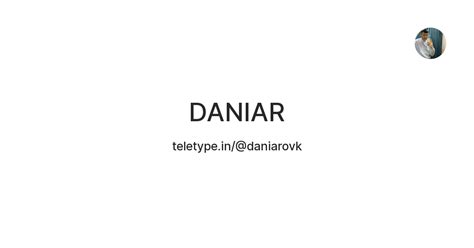 Daniar — Teletype