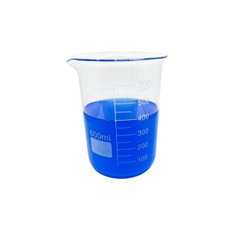 Béquer Becker Forma Baixa Graduado Vidro Boro 33 600ml Rg Lab