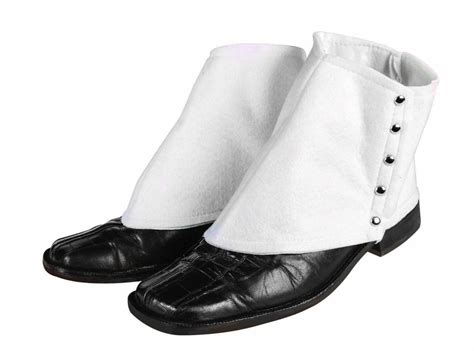 Forum Novelties Halloween Adult 1920s White Spats Shoe Covers