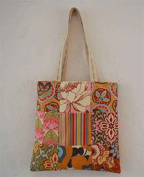 Patchwork Project Bag Scrap Fabric Crafts Patchwork Quilting