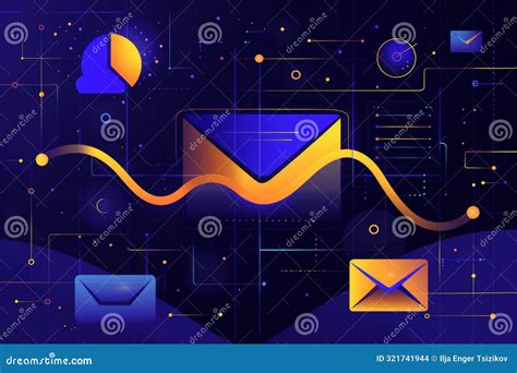 Ascending Line Graph Culminating In Email Icon Signifying Successful Email Marketing Expansion