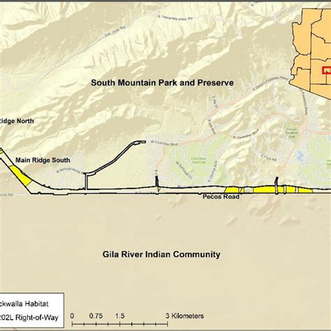Planned Route Of The State Route 202 Loop Sr 202l And Intersecting