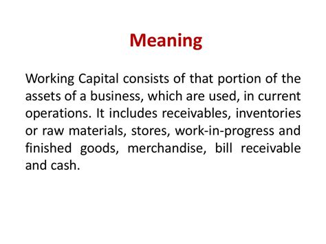 Factors Affecting Working Capital
