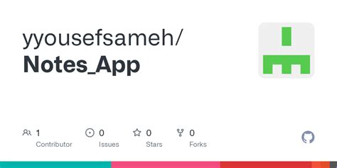 Github Yyousefsameh Notes App