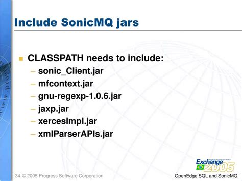 Ppt Openedge® Sql And Sonicmq® Using Jms With Sql Applications