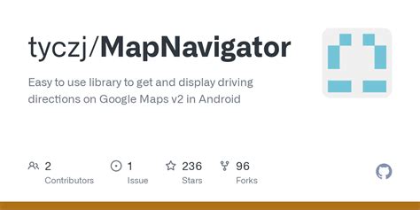 Github Tyczj Mapnavigator Easy To Use Library To Get And Display Driving Directions On Google