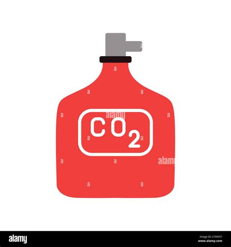 Fire Extinguisher Color Icon Portable Fire Fighting Equipment Vector
