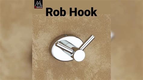 Polished Silver Stainless Steel Rob Hooks Number Of Point 1 Point