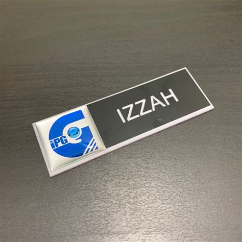 Name Tag Epoxy Engrave Teacher Cikgu Ipg Shopee Malaysia