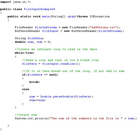 Ib Computer Science Text File Input And Output Using Java A1 Stem
