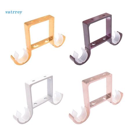 Va Ceiling Mounted Curtain Rod Brackets Heavy Duty Aluminum Alloy Rod
