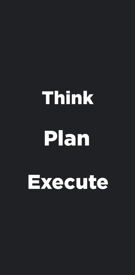 Download Free 100 Think Plan Execute Wallpapers