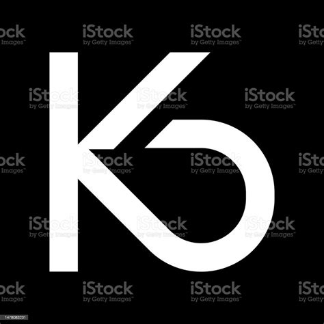 Logo Gk Minimal Icône Dune Lettre Kg Sur Fond De Luxe Idée De Logo