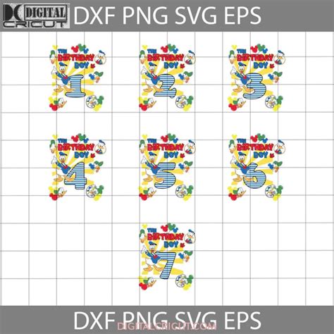 The Birthday Giris Donald Duck Svg Birthday Svg Cartoon Svg Birthday