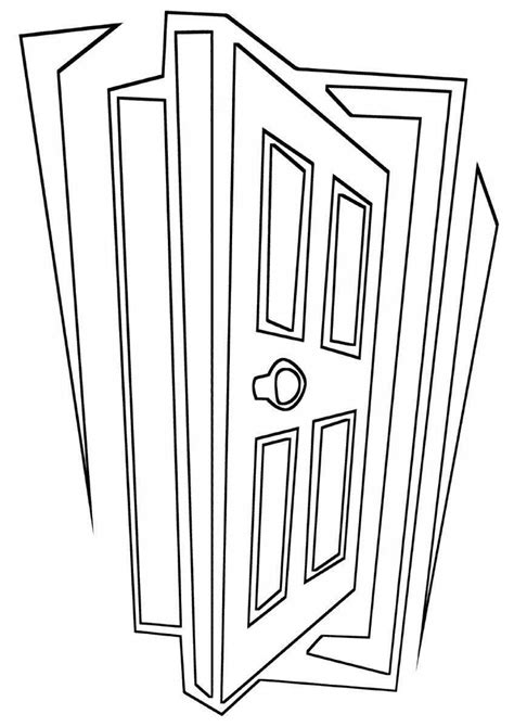 Раскраски Doors Roblox