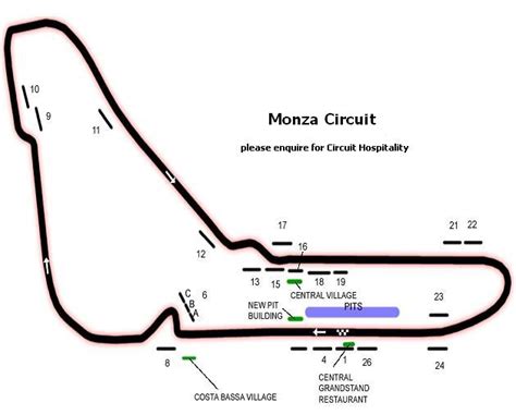 Monza Map Italy