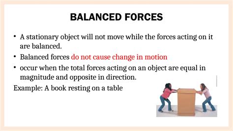 Balanced And Unbalanced Force Grade 7 Physics Pptx