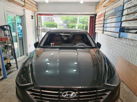 Dn8 쏘나타 앞유리 교체 자동차 앞유리 교체 비용 보험처리가 가능하다고 전면유리 교환 썬팅 진행시간 약 한시간 과천 차유리 교환 제일차유리 네이버 블로그