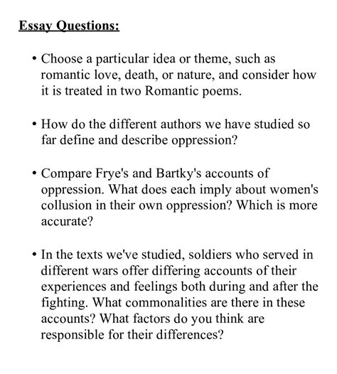 Help With Writing Essay Questions Types And Examples