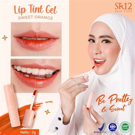 Jual Lip Tint Gel Sweet Orange Sr12 Lip Tint Awet Tahan Lama Cheek