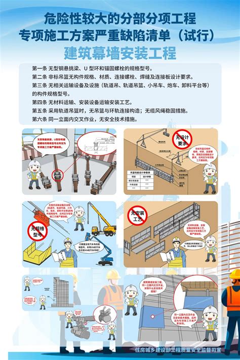 住房城乡建设部印发《危险性较大的分部分项工程专项施工方案严重缺陷清单（试行）》