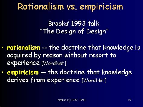 Rationalism Vs Empiricism