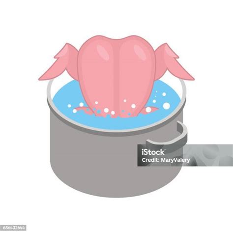 냄비에 닭을 끓인 다 조류와 흰색 바탕에 냄비 가금류에 대한 스톡 벡터 아트 및 기타 이미지 가금류 강철 고기 Istock
