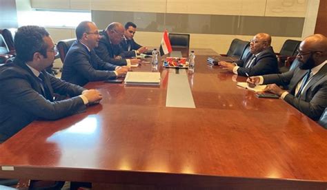 وزير الخارجية يلتقي المبعوث الخاص للاتحاد الإفريقي في الصومال الهيئة