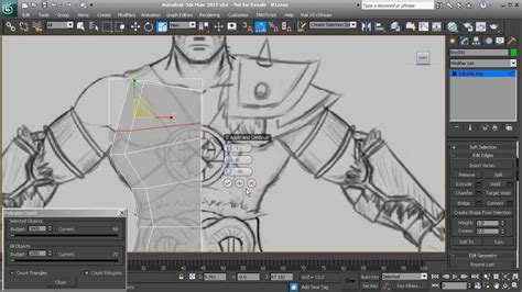 3ds Max Tutorial Blocking The Torso Of A Low Polygon Game Character Youtube