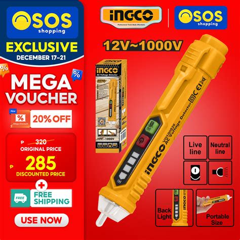 Ingco By Osos Non Contact Ac Power Test Voltage Detector 12v~1000v