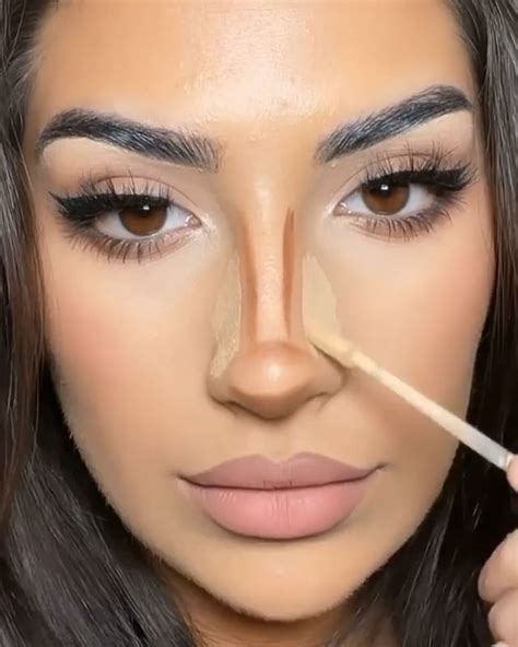 Easy Nose Contour Nose Makeup Makeup Routine Nose Contouring