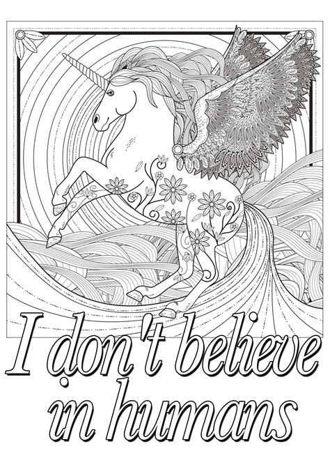 Great Photo Of Unicorn Coloring Pages For Adults