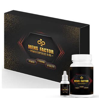 Mens Factor Sex Power Capsules And Oil