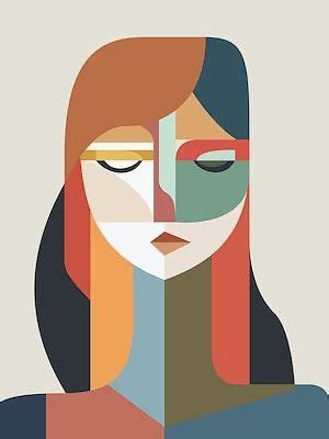 Pin By Nazaninzarghani On T Small Canvas Art Cubism Art Cubist Art