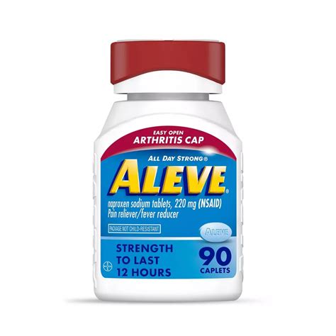 Aleve Arthritis 220mg Caplets 90ct By Bayer Am12